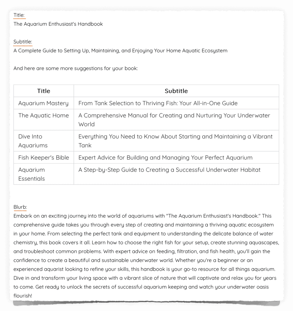 Title & Blurb Generator – OmniScriptum Publishing